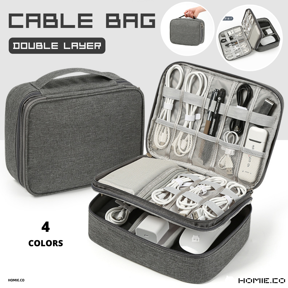 Travel Digital Gadget Bag Cable Bag Organizer Bag USB/Accessories ...