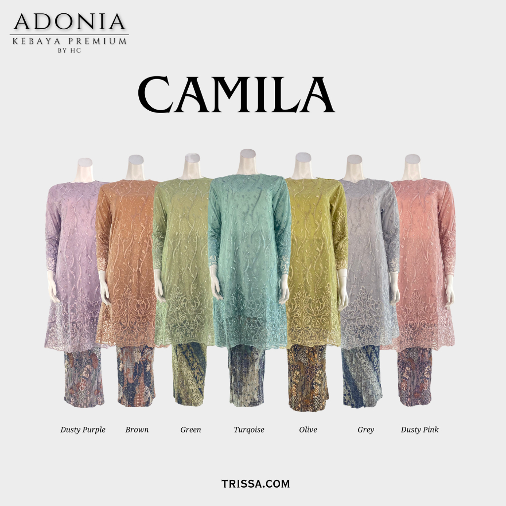 [1SET] CAMILA KURUNG LACE # U7912 SIMPLE AND MODEST STYLE FOR RAYA AND ...