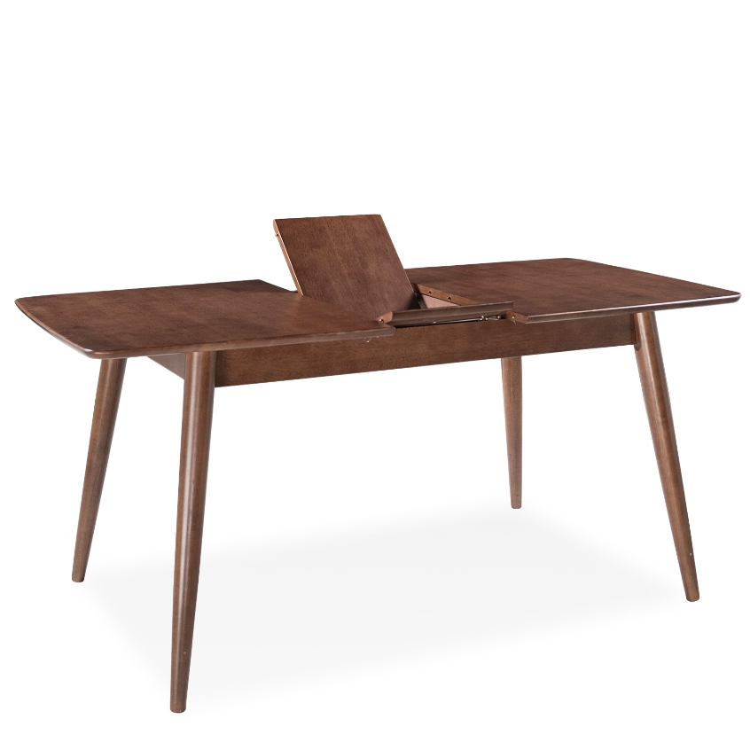 MODA Boston Extension Table Solid Rubberwood 1.3m to 1.6m / Extendable ...