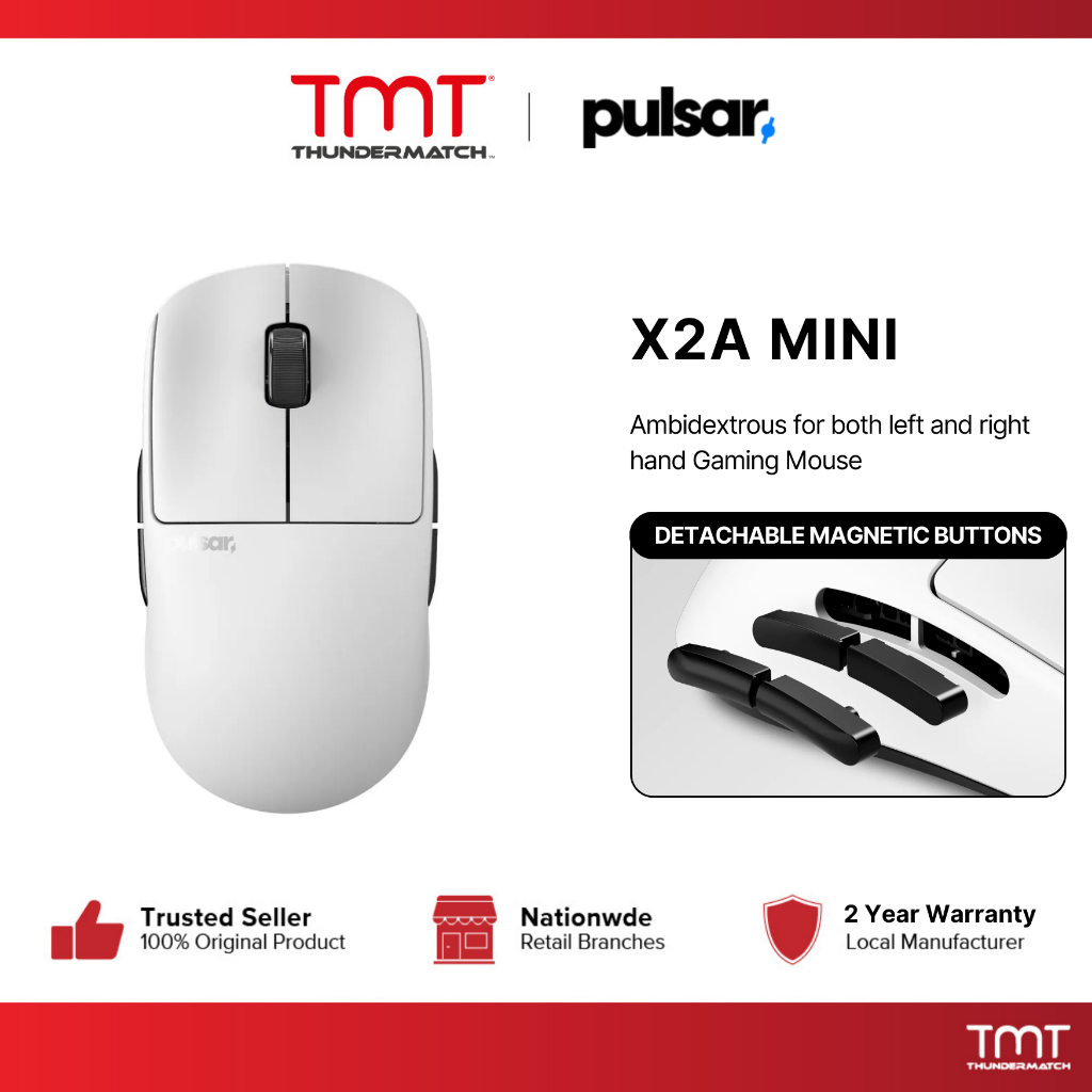 Pulsar X2A Mini Gaming Mouse | Ambidextrous for both left and right ...