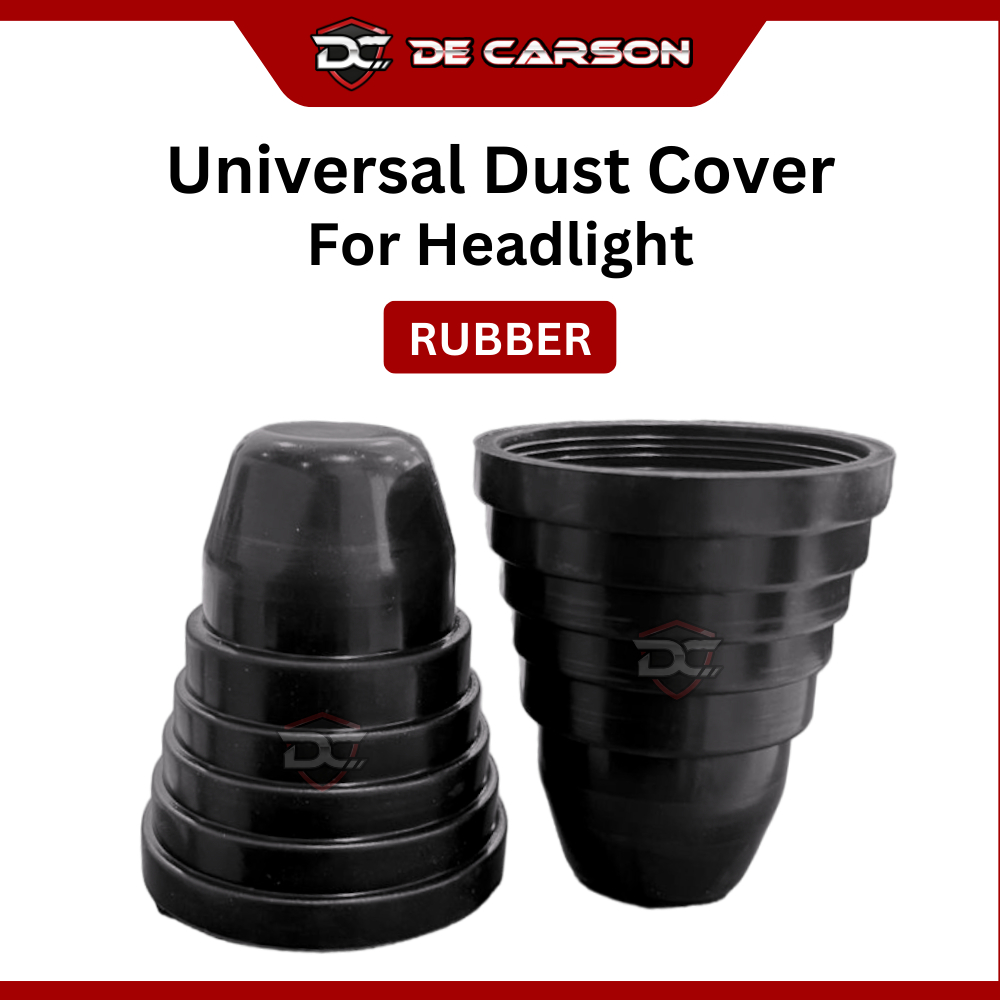 Universal Car Headlight Dust Cover Rubber Seal Cap Led Headlight Anti ...