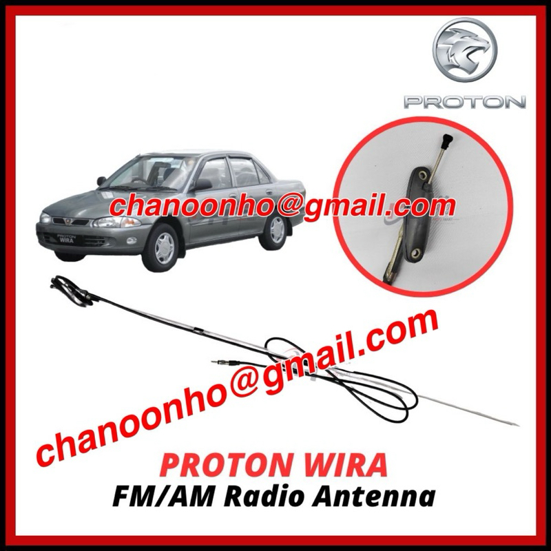 SL-930 FULL SET Side Aerial Antenna PROTON WIRA Sedan Aeroback Car ...