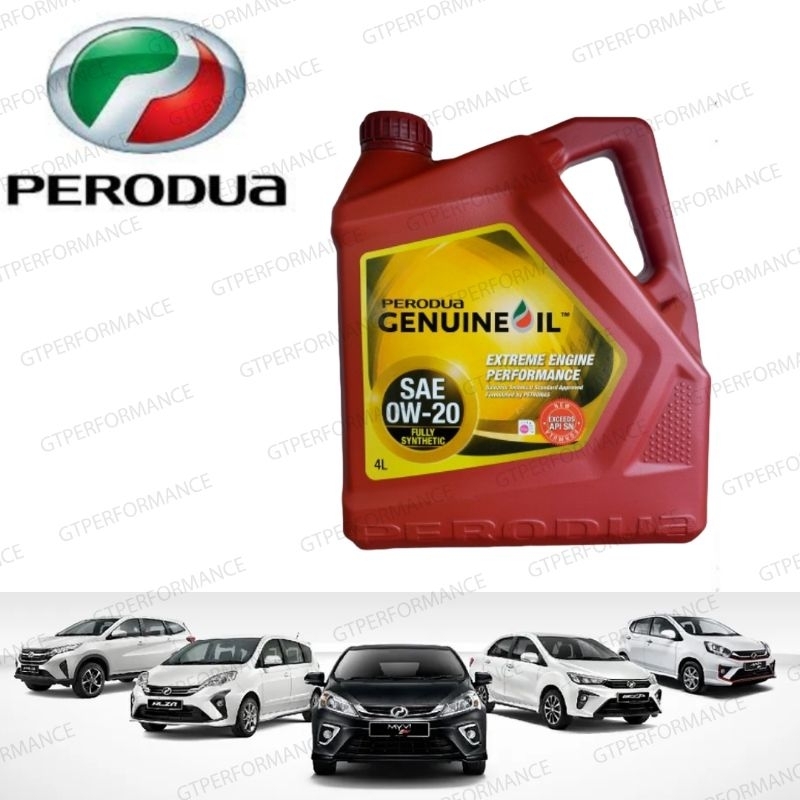 70011009 Perodua Bezza 1.3, Myvi 2018, SAE 0W20 Fully Synthetic Engine ...