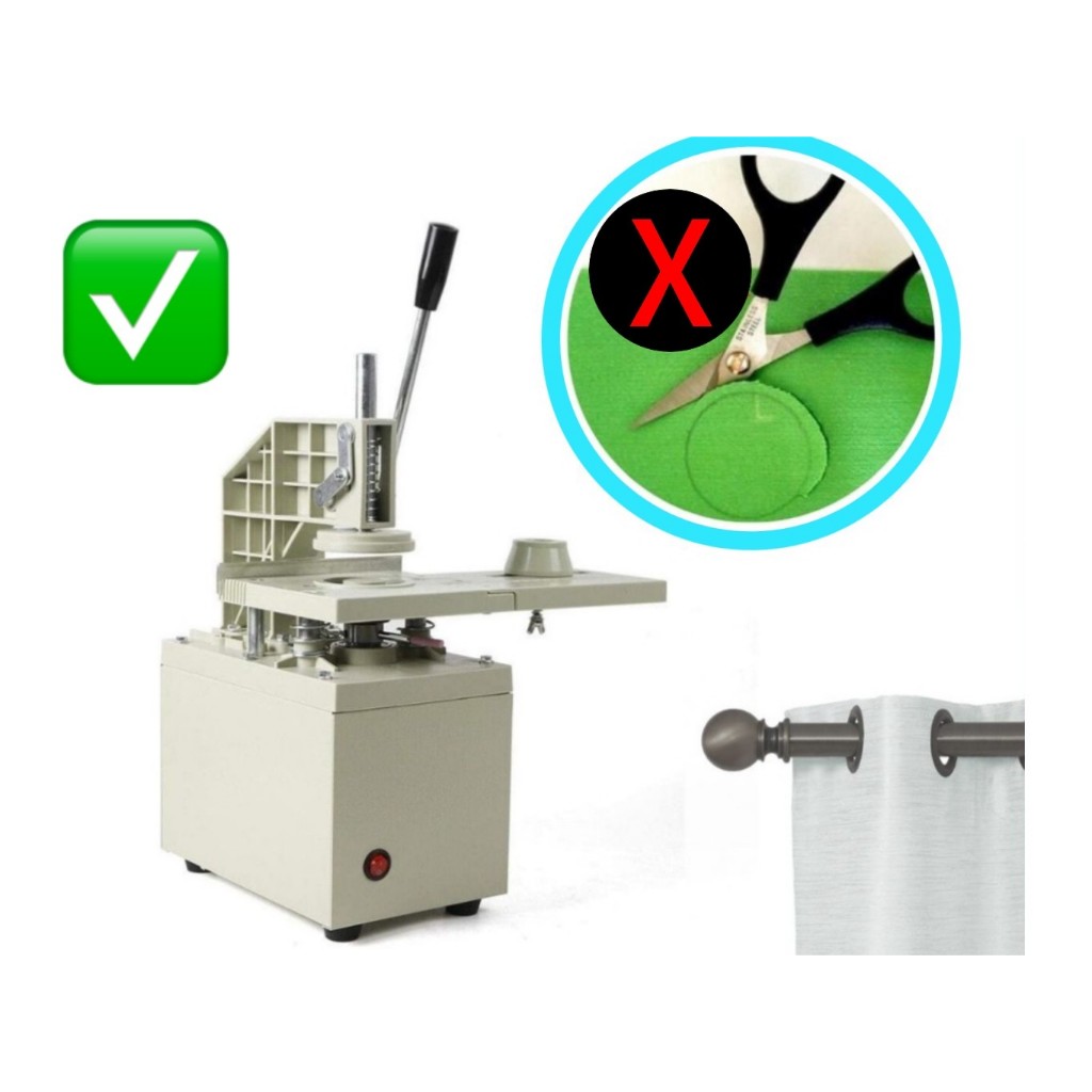 {TMH2089} Curtain Eyelet Puncher / Mesin Penebuk Lubang Langsir 47mm ...