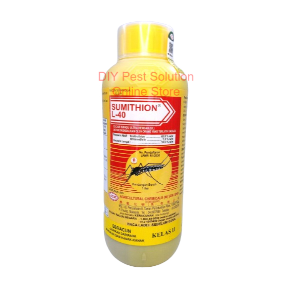 Sumithion L-40 ACM Fenitrothion 40.0 Tetramethrin 1.0 Mosquito Fogging ...