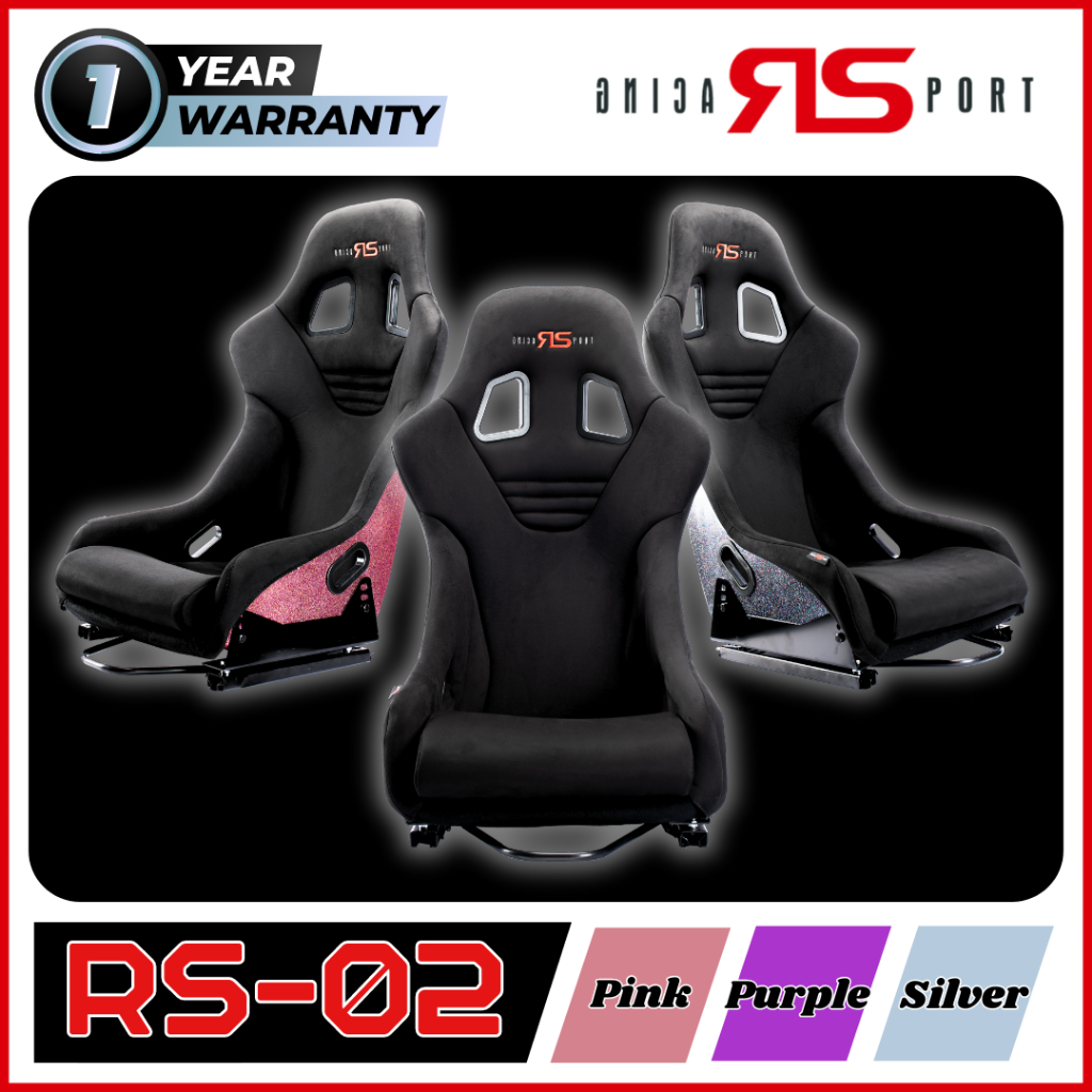 RACING SPORT (RS-02) Universal Sport Seat (1PC) Semi / Full Bucket Seat ...