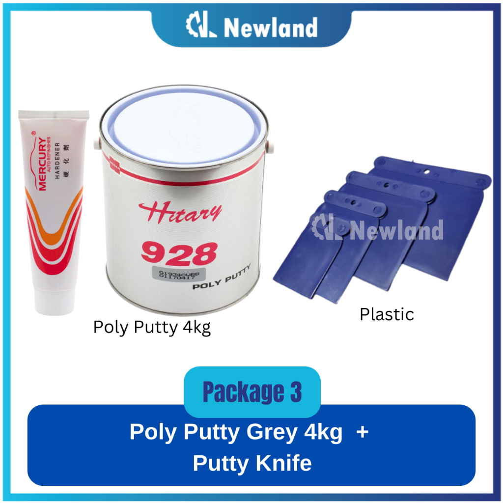 Nissan Hitary 928 Car Putty + Hardener / Simen Kereta / Poly Putty 4kg ...