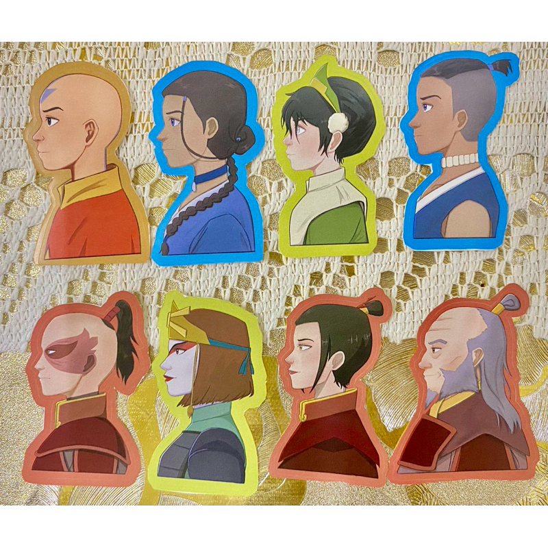 Avatar The Last Airbender Sticker Set (all characters included ...
