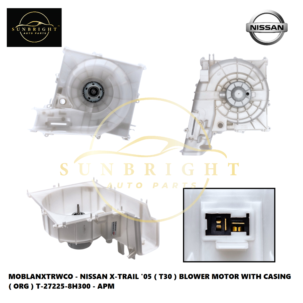 NISSAN X-TRAIL '05 ( T30 ) BLOWER MOTOR WITH CASING ( ORG ) T-27225 ...