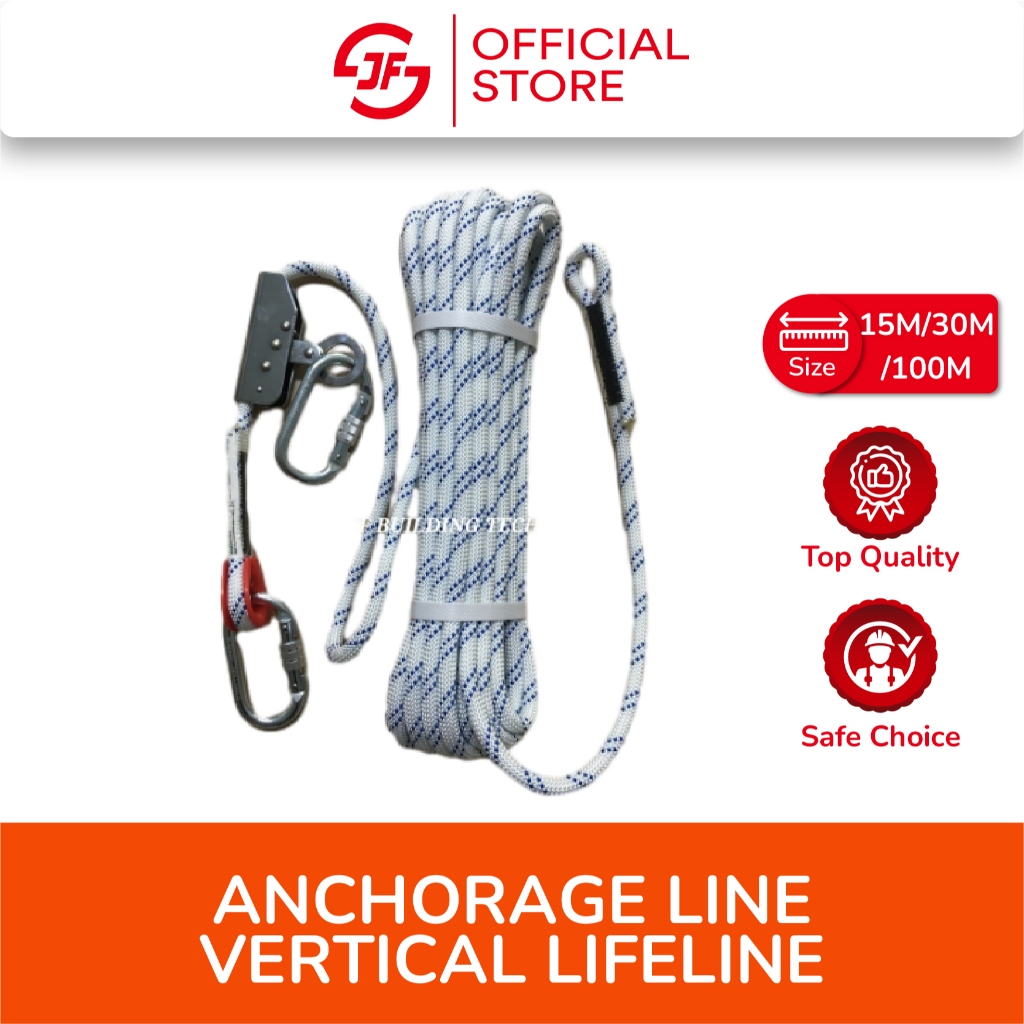 Anchorage Line Vertical Lifeline Come With Rope Grab (Ce Approval ...