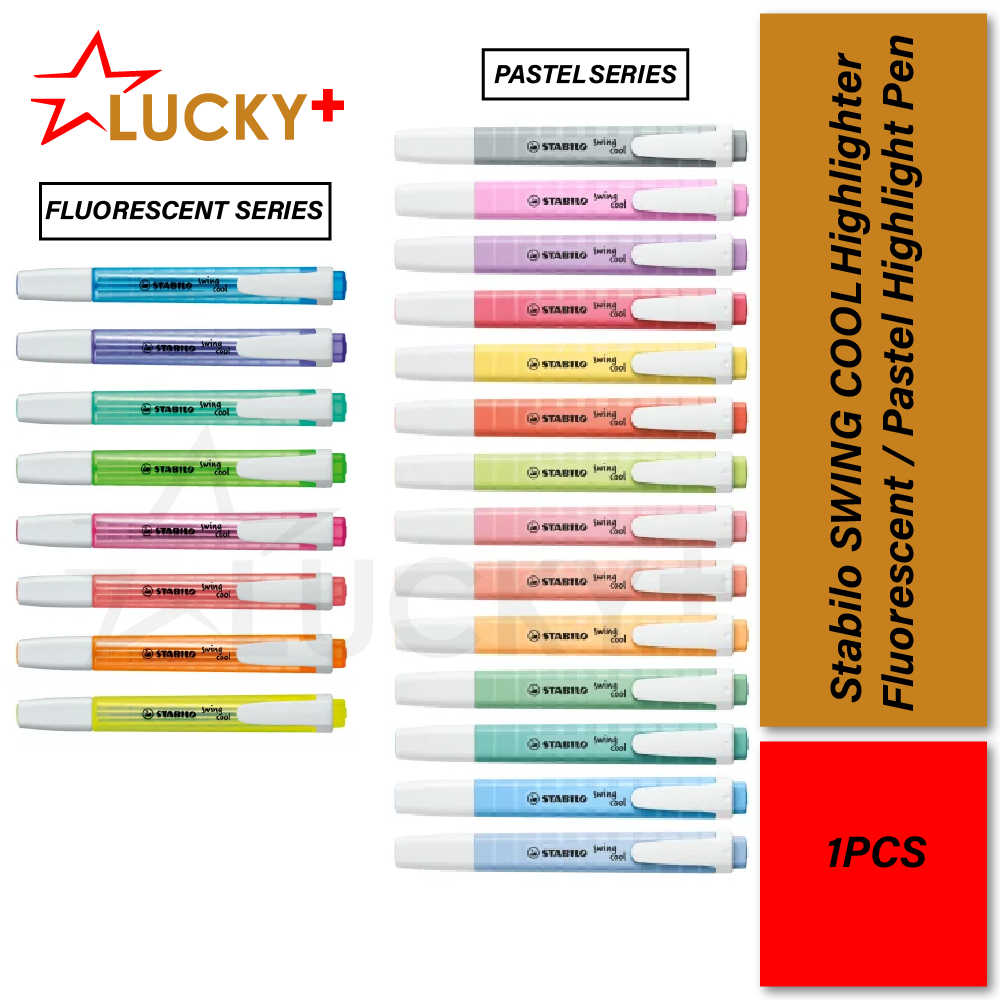 Stabilo Swing Cool Highlighter / Fluorescent Highlight Pen / Textliner ...