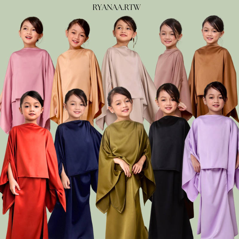 Baju Kurung Batwing - Kids | Shopee Malaysia