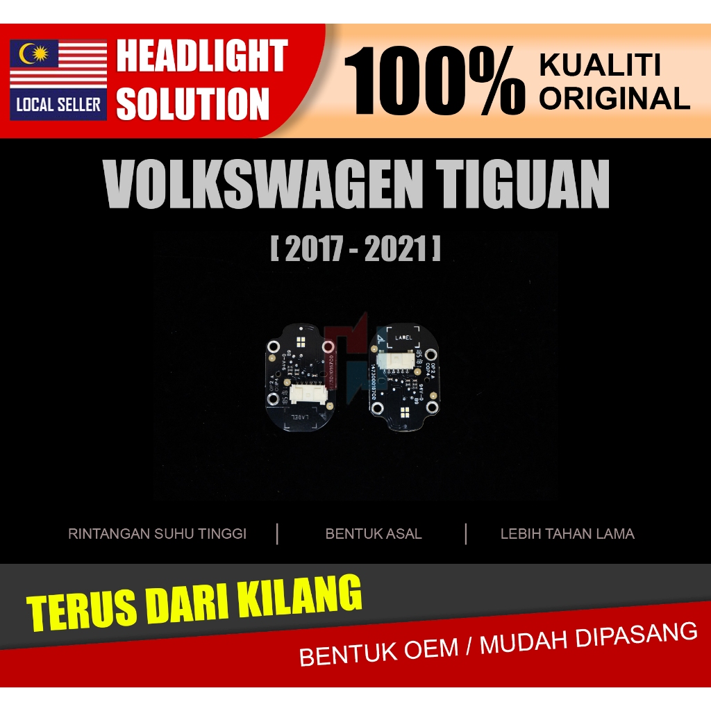 VOLKSWAGEN TIGUAN 17 18 19 20 21 DAYLIGHT LED / LED BOARD / LED MODULE ...