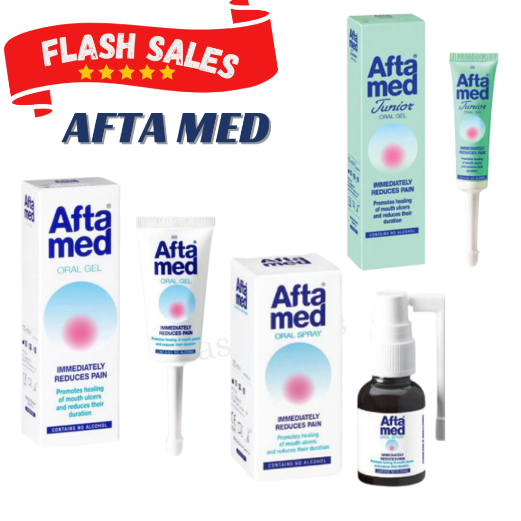 Afta med Oral Gel 8ml / Oral Spray 20ml / Junior Oral Gel 8ml | Shopee ...