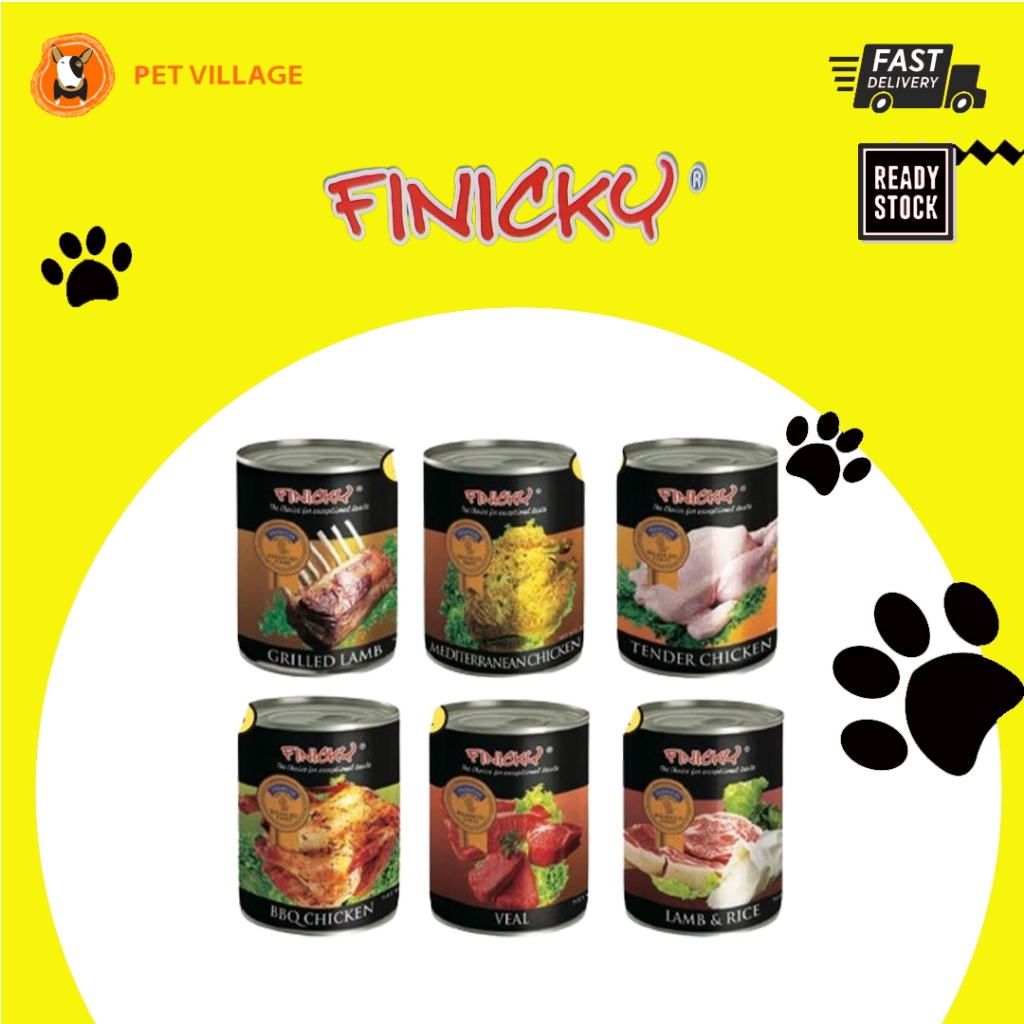 FINICKY Dog Canned Food/Dog Wet Food For Puppy/Dog 375G | Shopee Malaysia