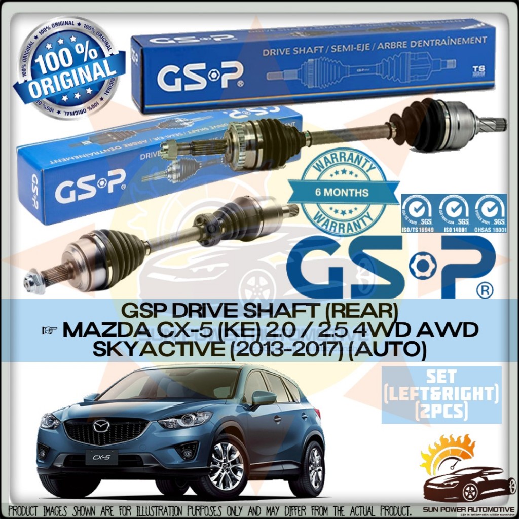 Mazda CX-5 Cx5 KE 2.0 2.5 4WD 4x4 AWD Skyactive 2013-2017 AUTO GSP ...