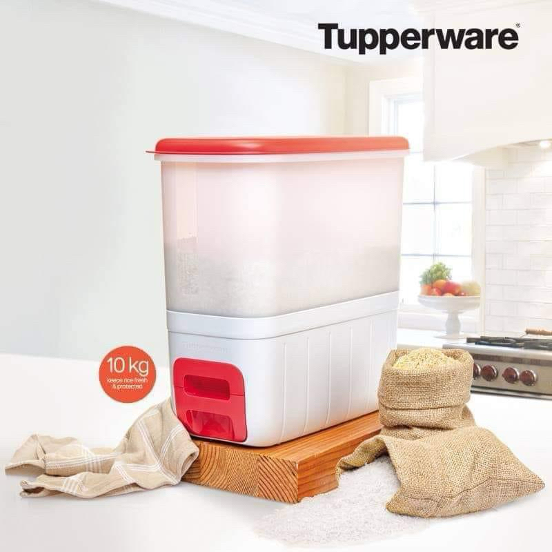 Tupperware Ricesmart tempat beras 10kg/5kg (Anti-Kutu) - 1 pcs | Shopee ...