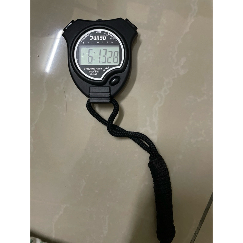 Digital LCD Stop Watch Timer Counter Alarm Clock Stopwatch Handheld ...
