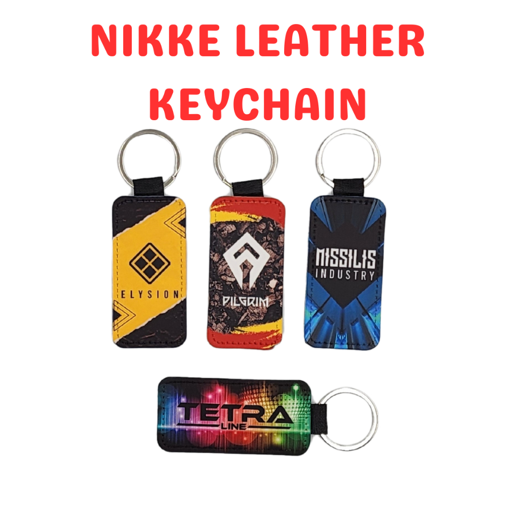 Goddess of Victory: Nikke PU Leather Keychain (Premium Gift) | Shopee ...