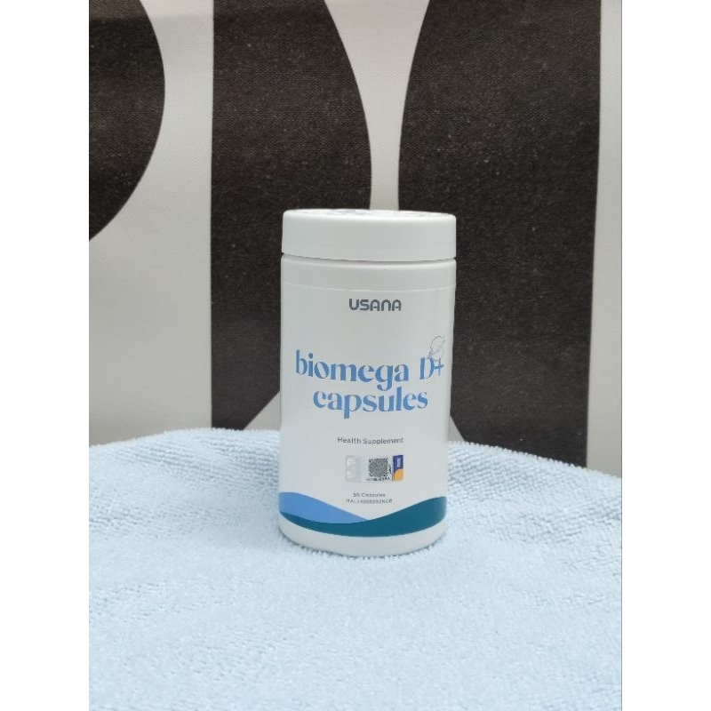 🔥 ORIGINAL USANA BIOMEGA D+ III PLUS (EXP 08/2026) 56 SOFT GEL CAPSULES ...