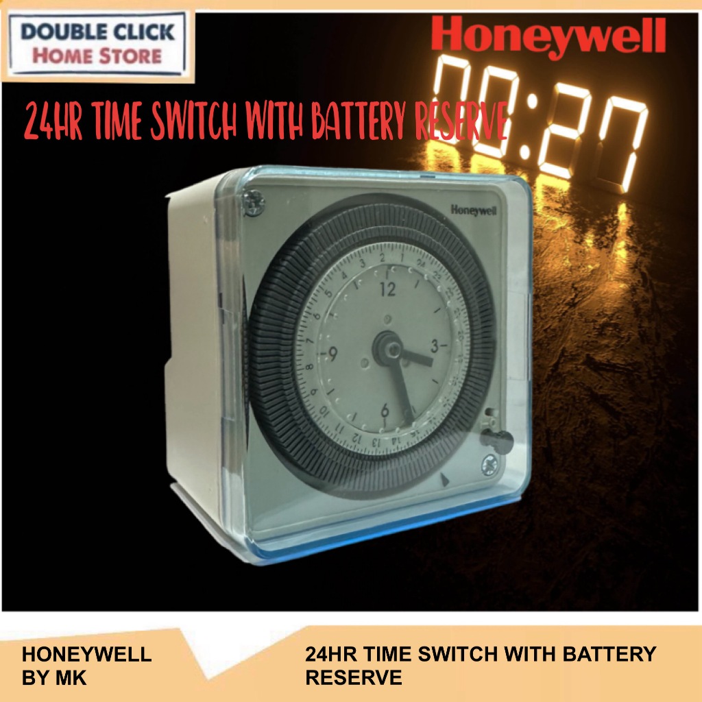 MK Honeywell T5808 24hrs Analog Timer Switch 24hrs Time Switch Time ...