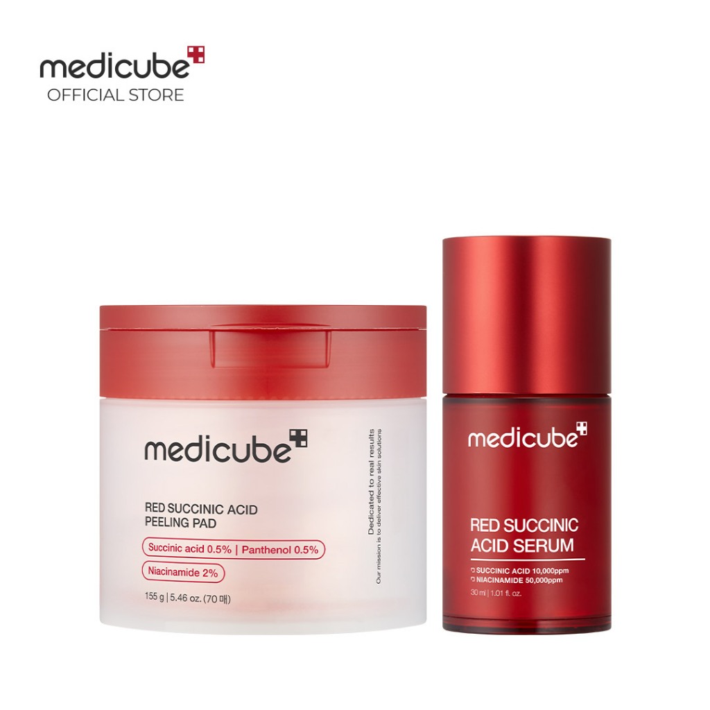 Medicube Red Succinic Acid Acne Toner Pad (70ea) | Shopee Malaysia