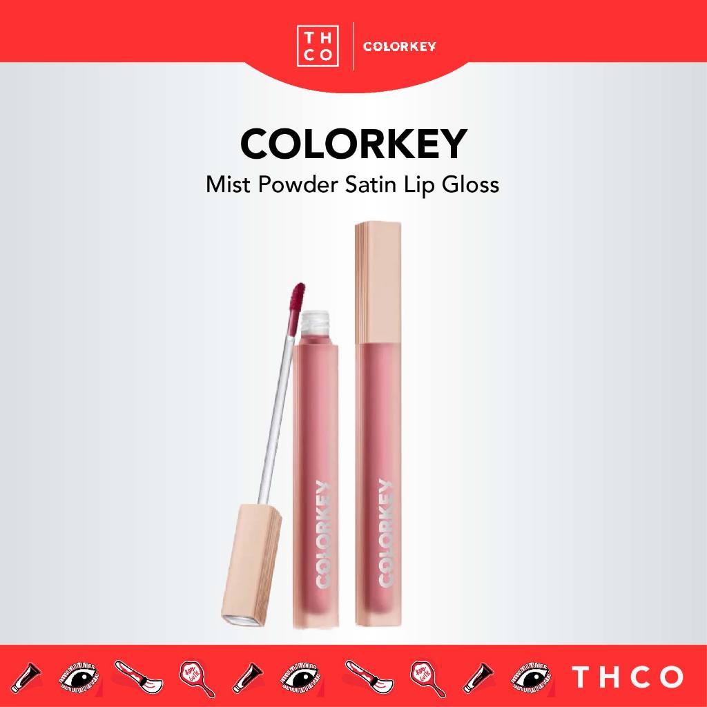 COLORKEY Mist Powder Satin Lip Gloss 珂拉琪水雾粉缎唇釉 | Shopee Malaysia