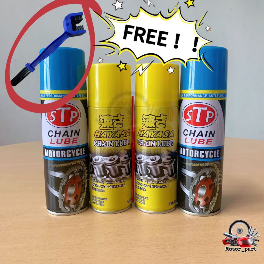 GET FREE GIFT !!?? STP CHAIN LUBE / HAYASA CHAIN LUBE CHAIN LUBE ...