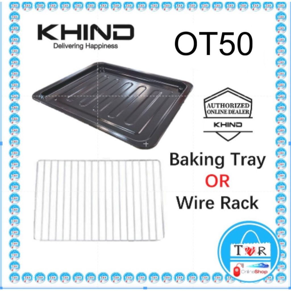 KHIND ELECTRIC OVEN WIRE RACK / BAKING TRAY OT50 | Shopee Malaysia