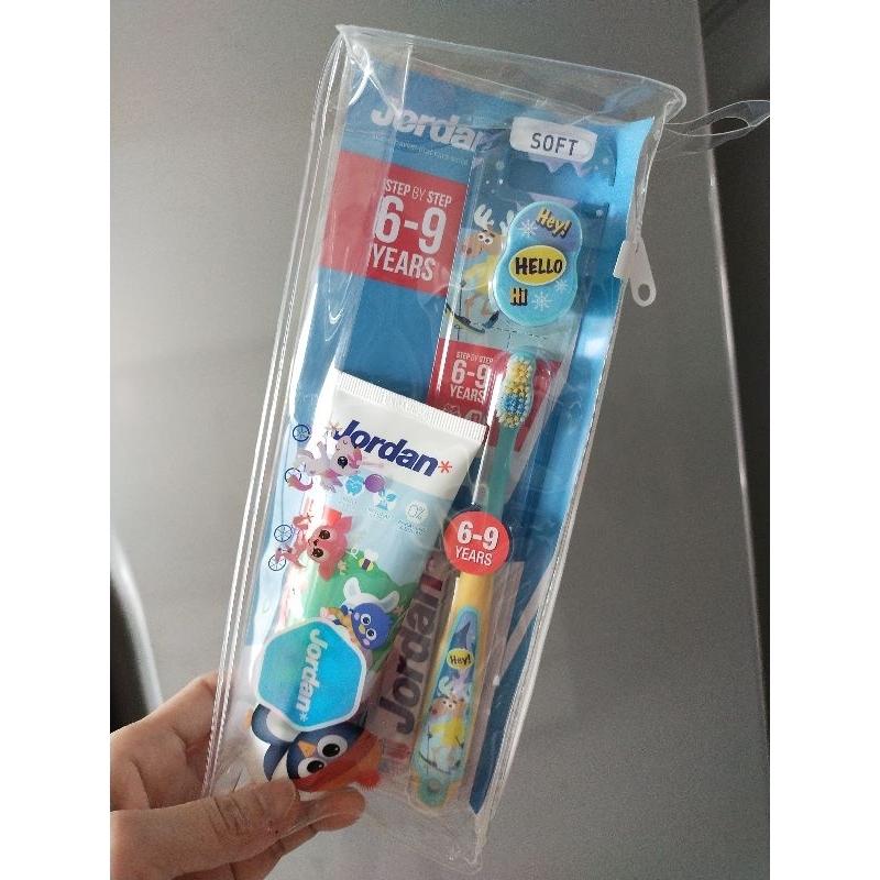 🔥CHEAPEST🔥Jordan Soft Children Bundle Toothbrush and Toothpaste 6-9 ...
