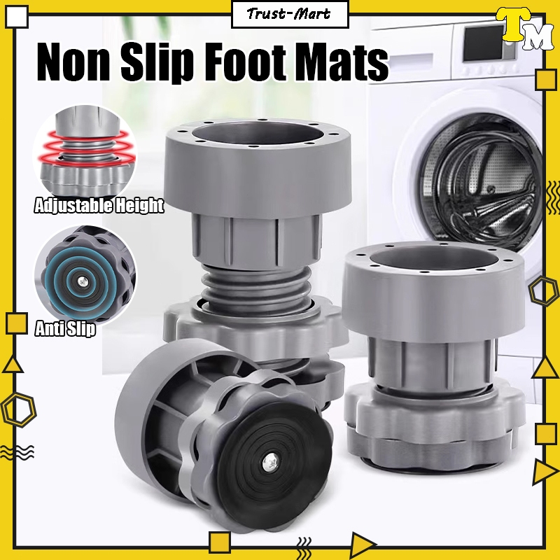Adjustable Height Washing Machine Anti Vibration Pad Shock Non Slip ...