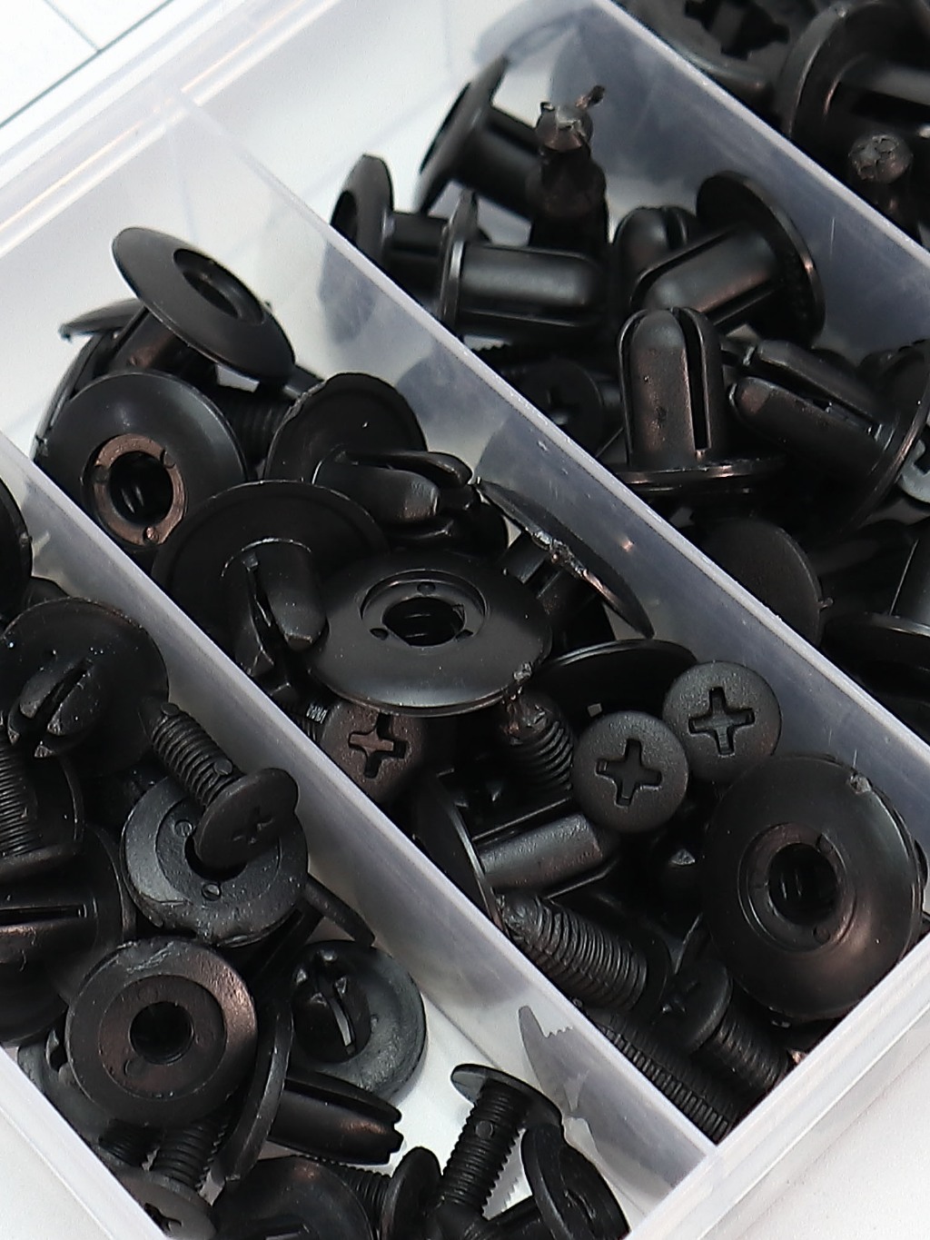 100pcs MIKASO Free Hook Merah Car Bumper Clips Motocycle Clips Rivet ...