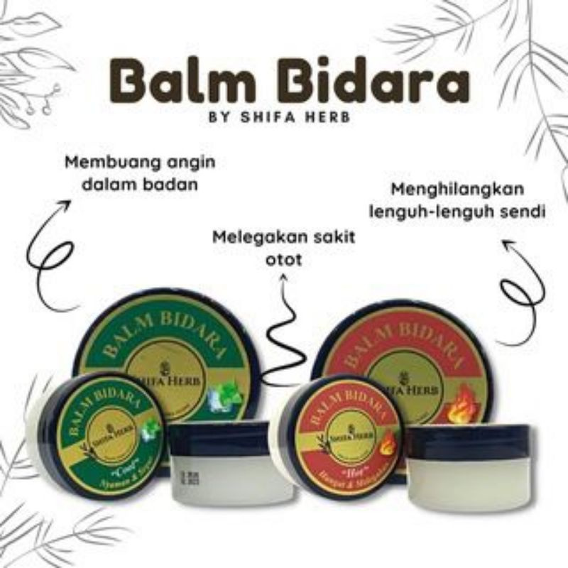Balm BIdara COOL & HOT 17g Shifa Herb | Shopee Malaysia
