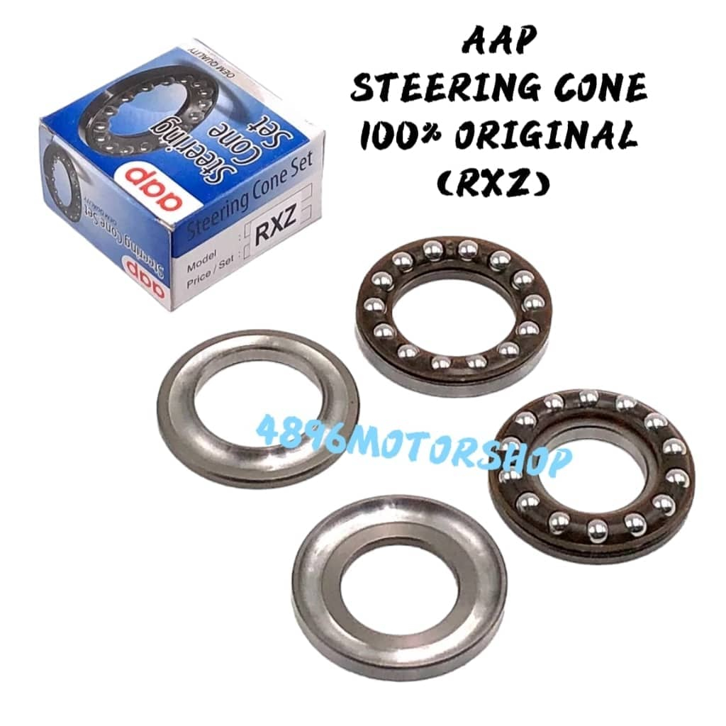100% ORIGINAL AAP STEERING CONE BEARING SET YAMAHA RXZ MILI CATA ...