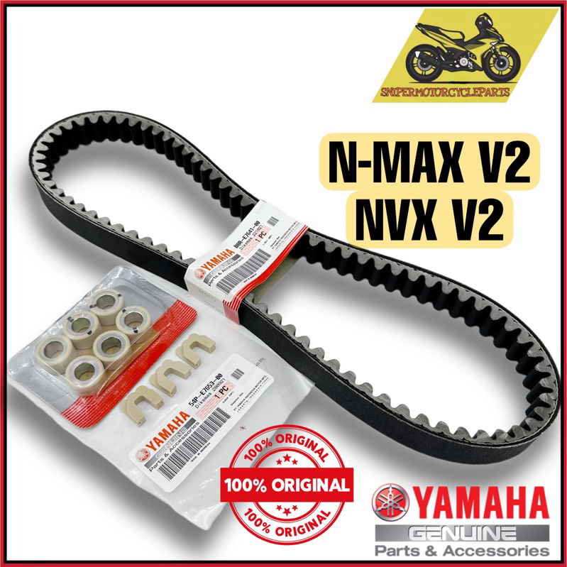 [100% ORI] NVX V2 NVX & NMAX N-MAX V2 BELT ROLLER SLIDE U PIECE TIMING BELT BELTING ROLLER BUSH ...
