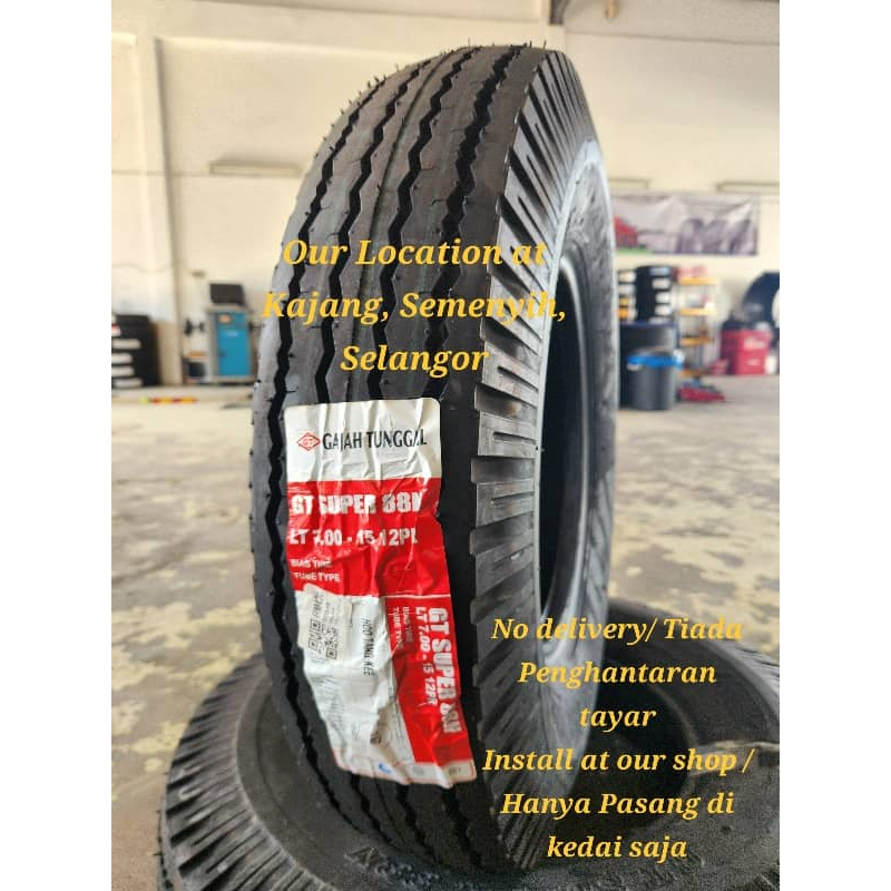 7.00-15, 750-15 [ with Installation ] COMMERCIAL TRUCK / LORRY TYRE ...