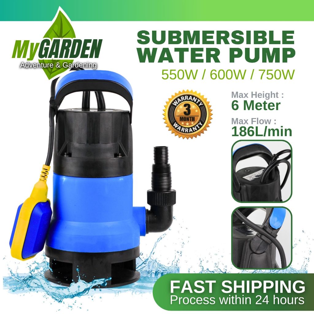 550W / 600W / 750W Sewage Automatic Submersible Water Pump with Float ...