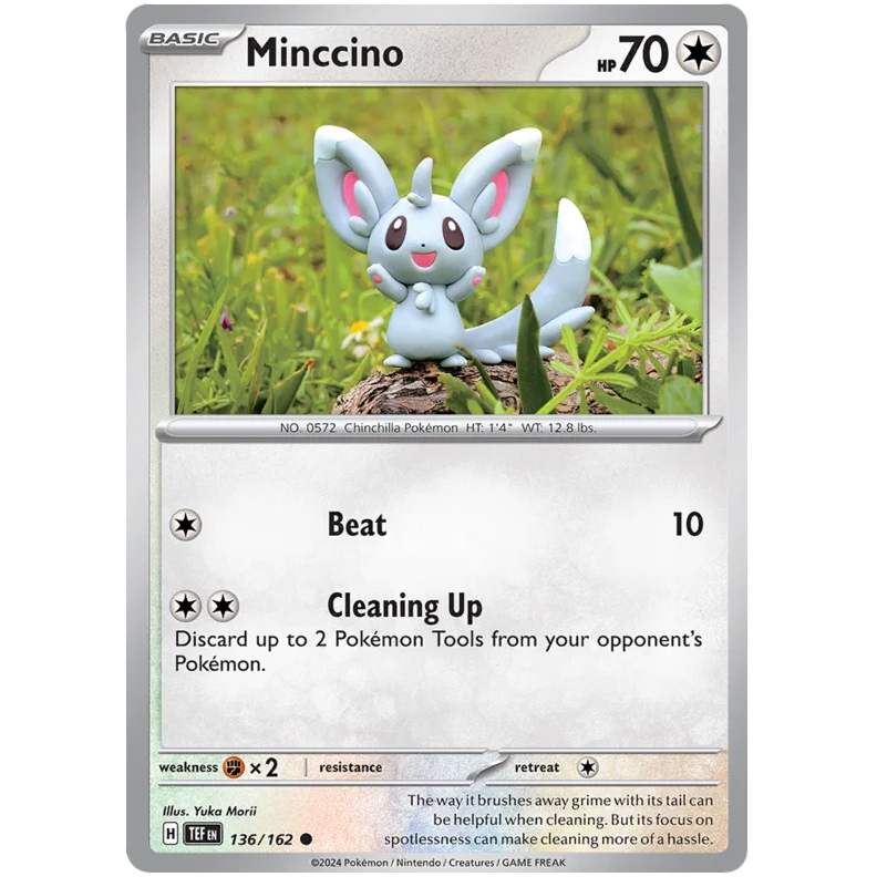 Pokemon TCG: Temporal Forces - Minccino / Cinccino | Shopee Malaysia