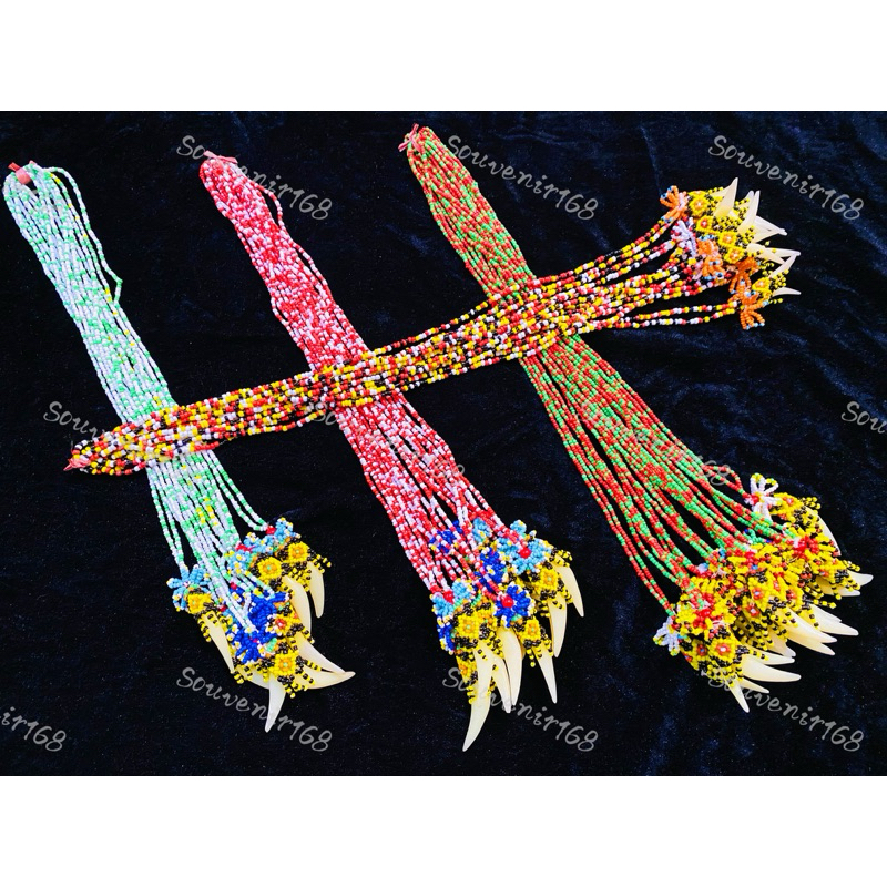 Kalung manik berwarna-warni, pesona gigi plastik | Shopee Malaysia