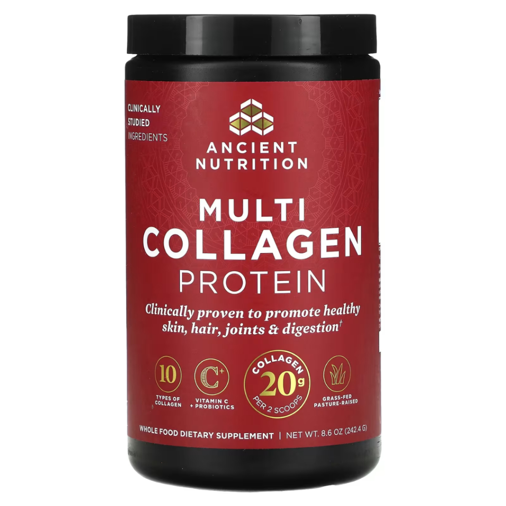 Ancient Nutrition, Multi Collagen Protein, Unflavored, Vanilla, (242.4 ...