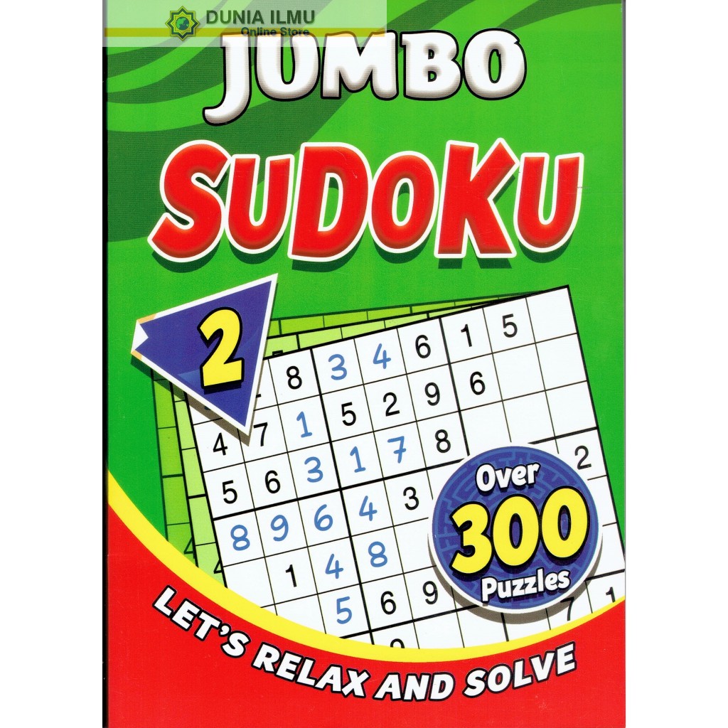 JUMBO SUDOKU 2 OVER 300 PUZZLES ( LET'S RELAX AND SOLVE ) | Shopee Malaysia