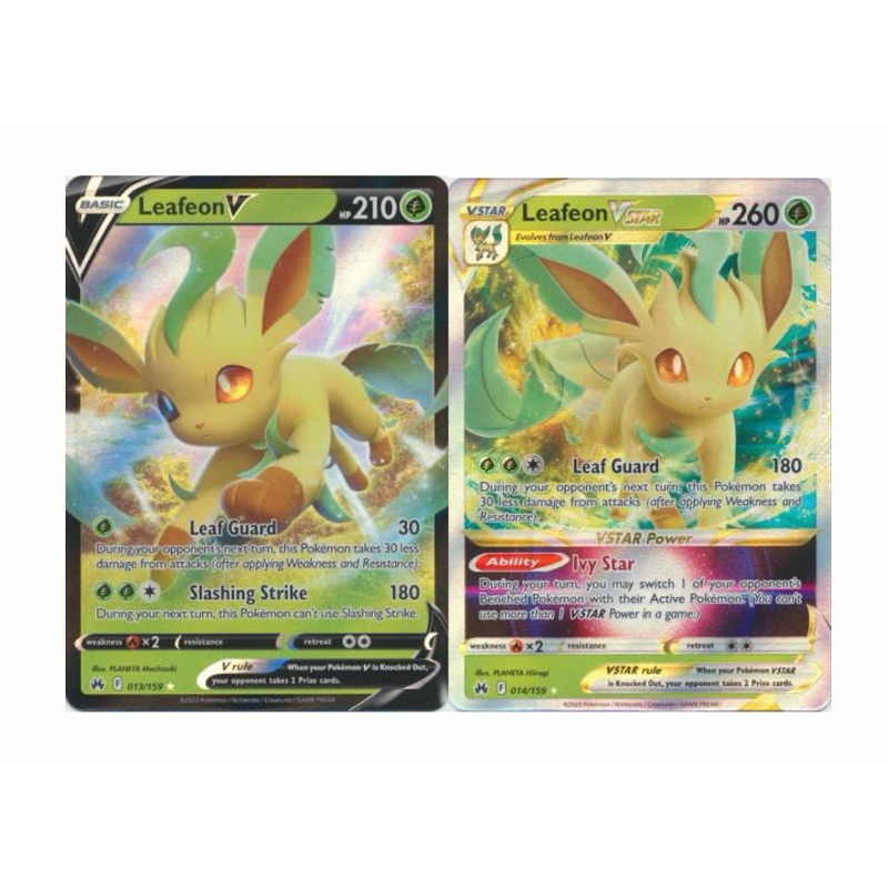[Set] Leafeon V - 013/159 & Leafeon VStar - 014/159 (Single Fresh ...