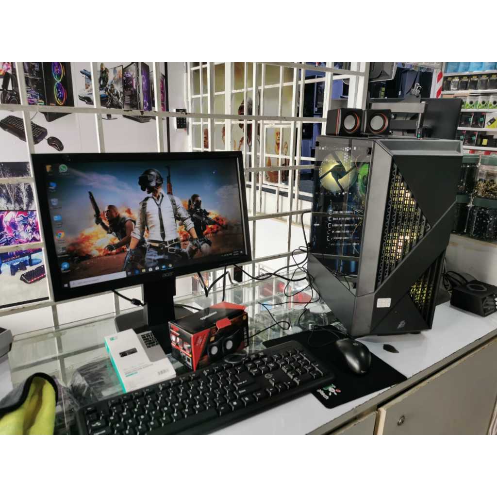 gaming pc full set Asaus Computers & Accessories > Desktop Computers ...