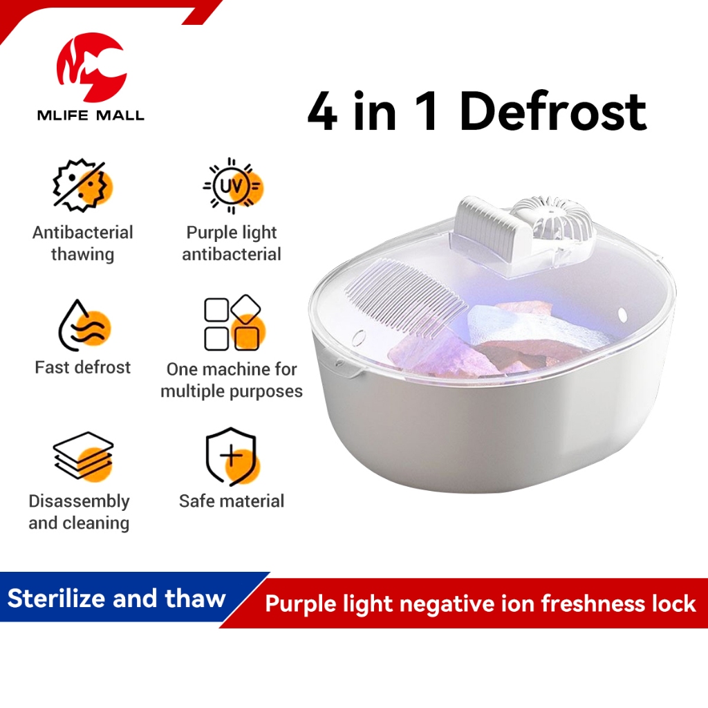 4 in 1 Defroster Box Meat Defroster Machine Fast Food Thawing Box USB ...