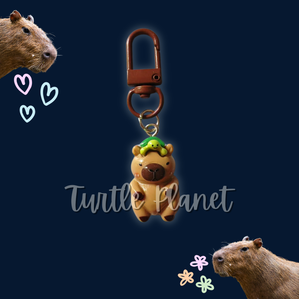 Capybara Keychain Cute Capybara Accessory | Shopee Malaysia