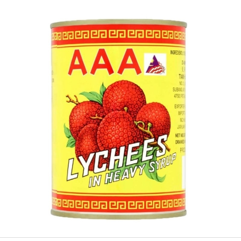 AAA LYCHEE IN HEAVY SYRUP 565G | Shopee Malaysia