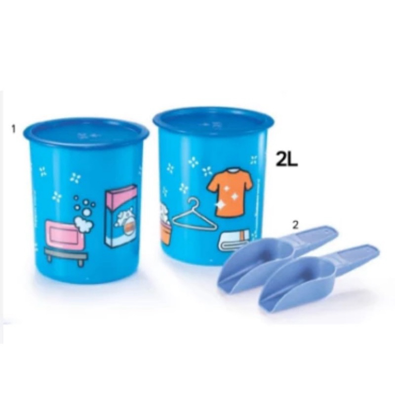 Tupperware One Touch Laundry(1pc) Free Scoop (1pc) Ready Stock | Shopee ...