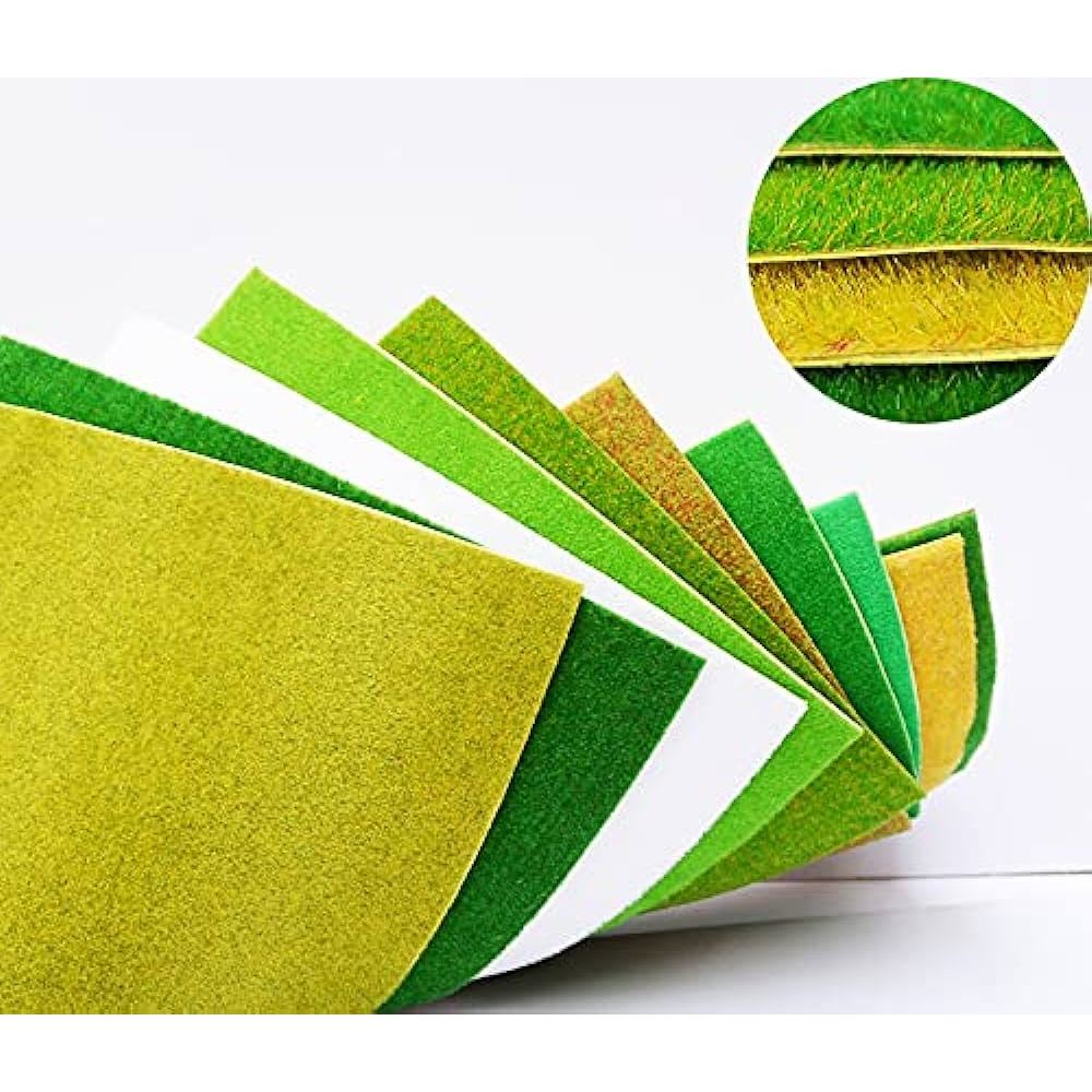 MINIATURE MATERIAL GRASS SHEET (AVAILABLE IN 3 COLOURS) | Shopee Malaysia