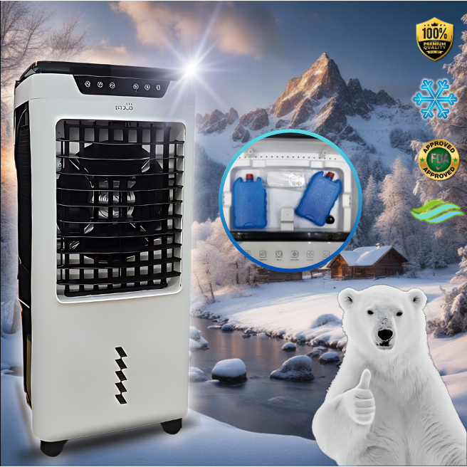 CUORI LF-650R PORTABLE AIR COOLER. 35L TANK with SEPARATE TANK for ICE CUBES.(ENERGY SAVING ...