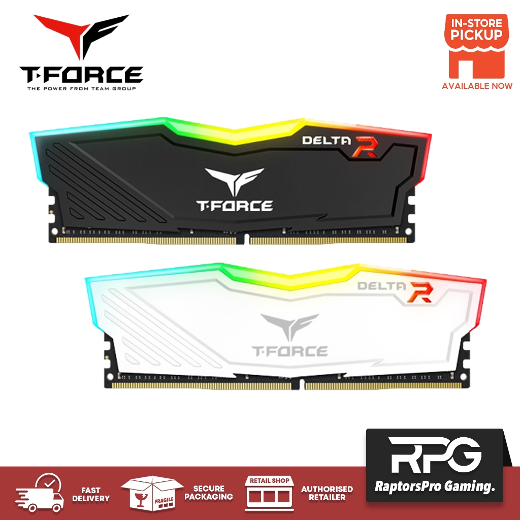 (READY STOCK) T-Force DELTA RGB DDR4 GAMING MEMORY RAM 8GB 3200MHz ...